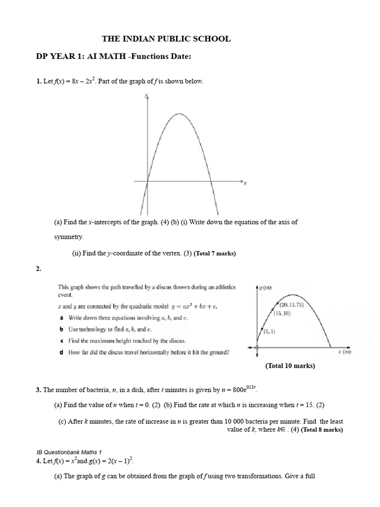 Functions Ws - DP1 | PDF