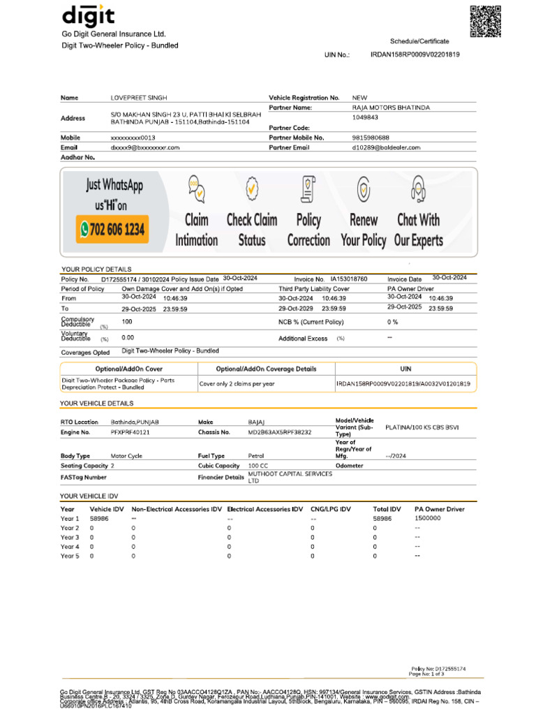 Lovepreet Singh 636 | PDF