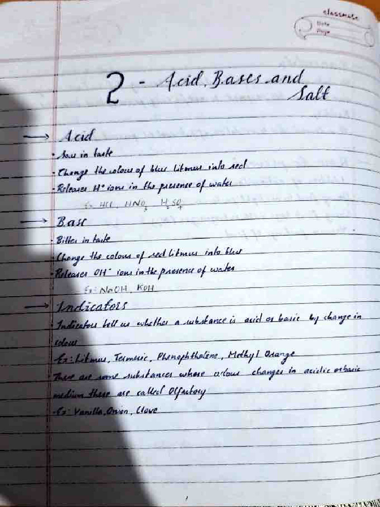 Acid, Base&Salt | PDF