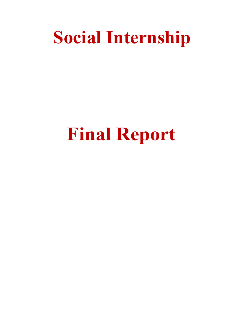 Final Report (Mohit) | PDF | Poverty | Poverty & Homelessness