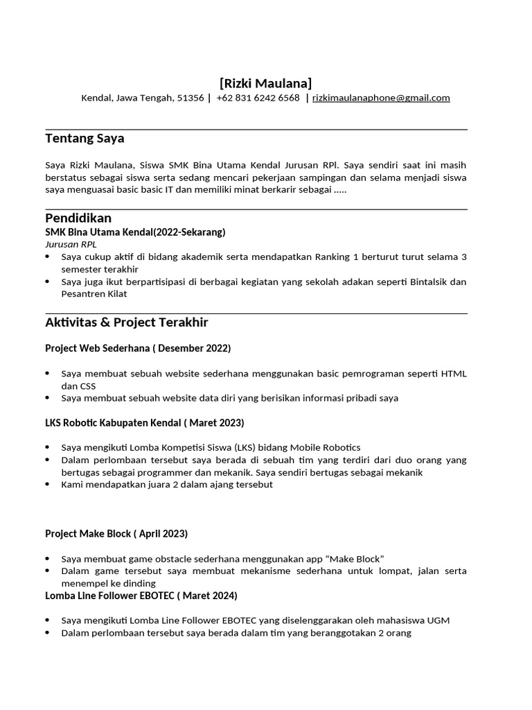 My CV | PDF
