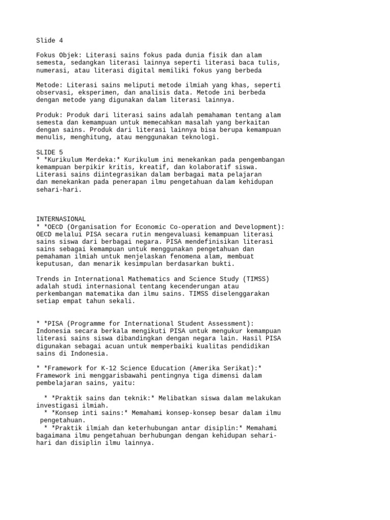 Bahan Presentasi Besok Slide 4-5 | PDF