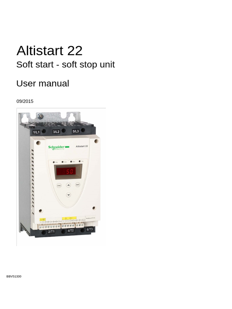 Altistart 22 User Manual Guide | PDF | Safety | Ventilation (Architecture)