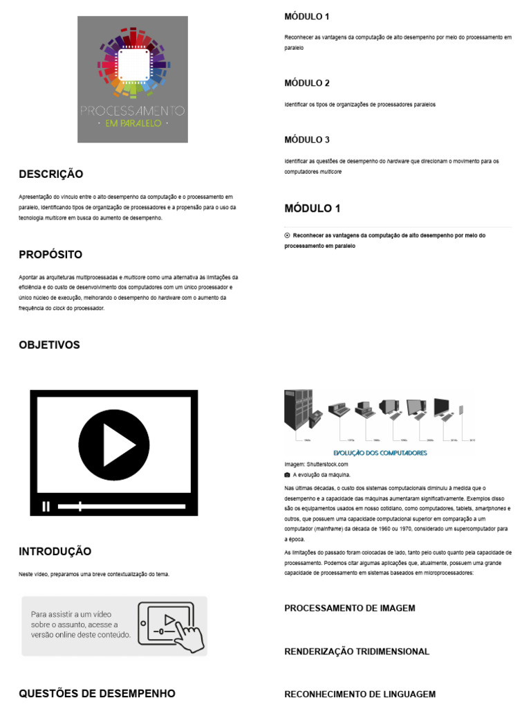 Aula 5 - Processamento em Paralelo | PDF | Microprocessador | Cache ...