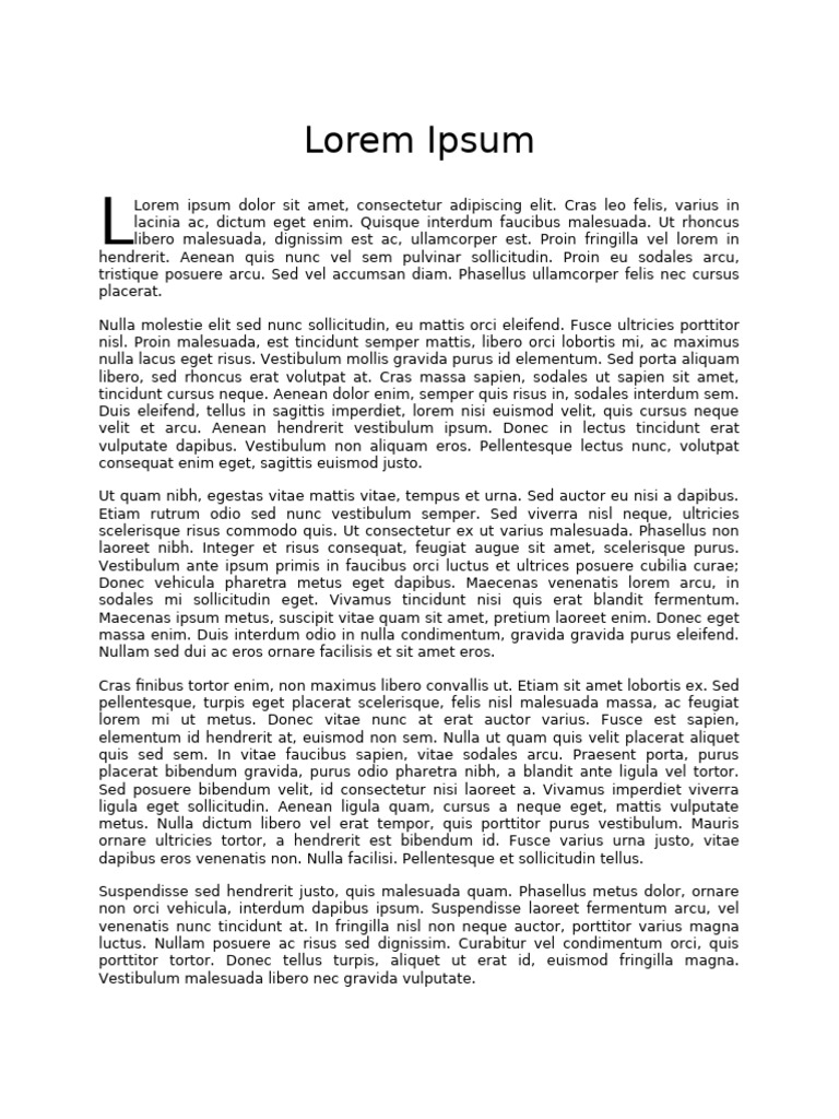 Lorem Ipsum | PDF