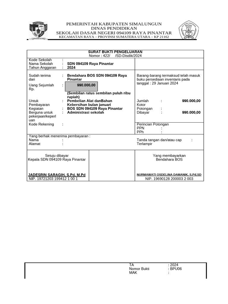 LPJ ALAT KEBERSIHAN Juni | PDF