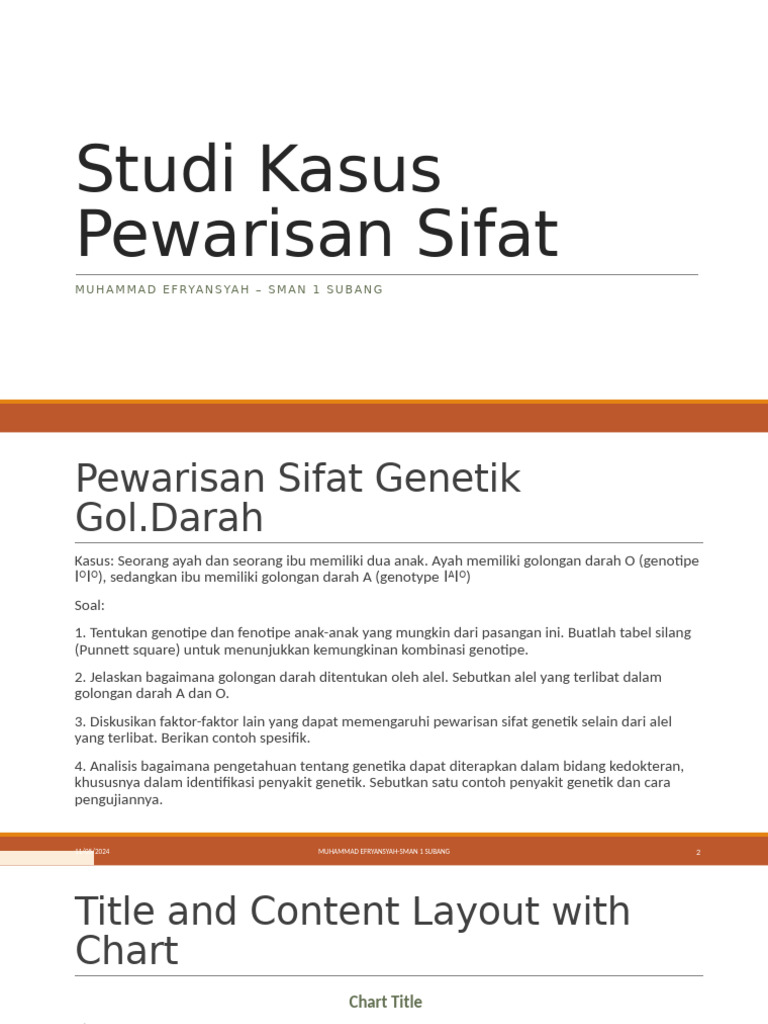 Pewarisan Sifat Golongan Darah Anak | PDF