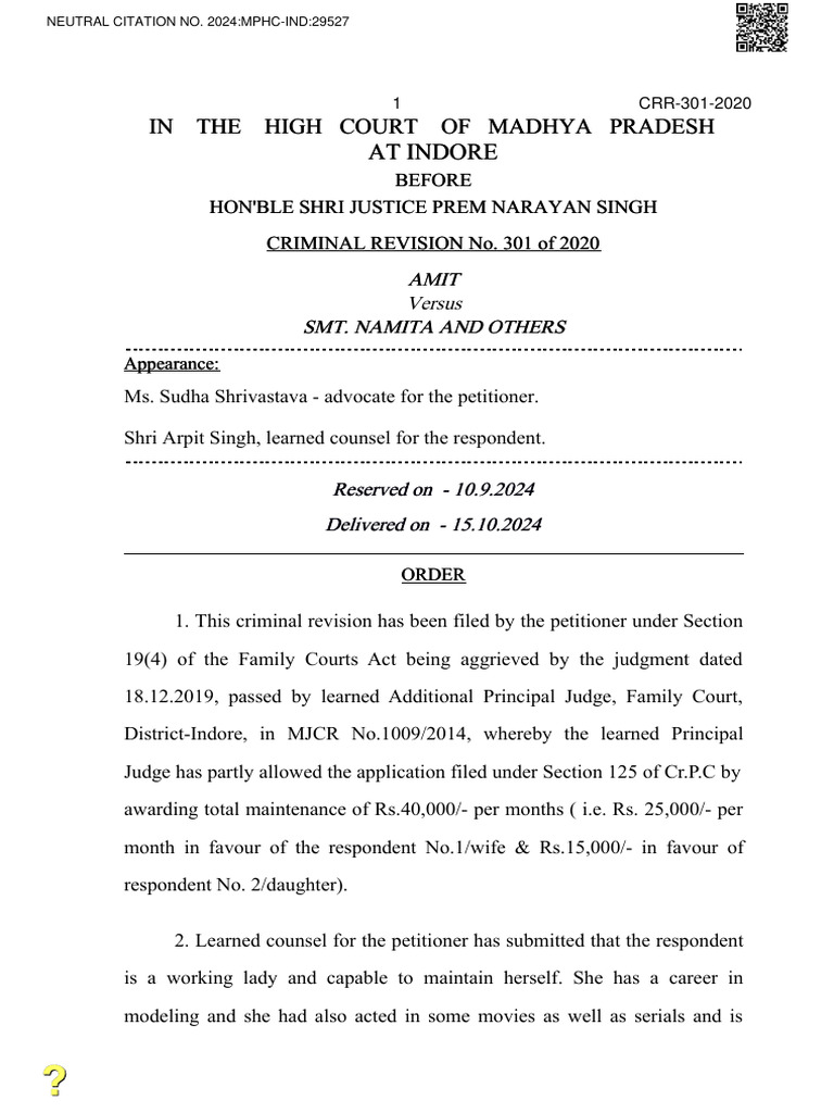 CRR 301 2020 FinalOrder 15-10-2024 Digi | PDF | Justice | Crime & Violence