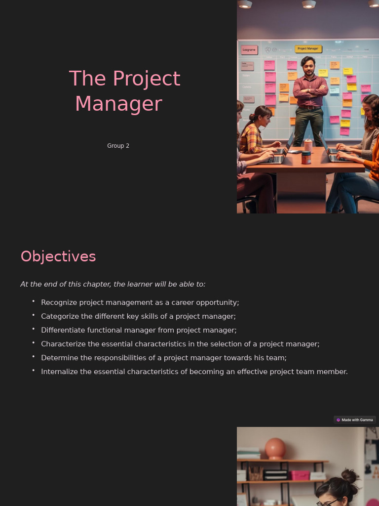 Group 2 Project Management Report | PDF | Leadership | Credibility