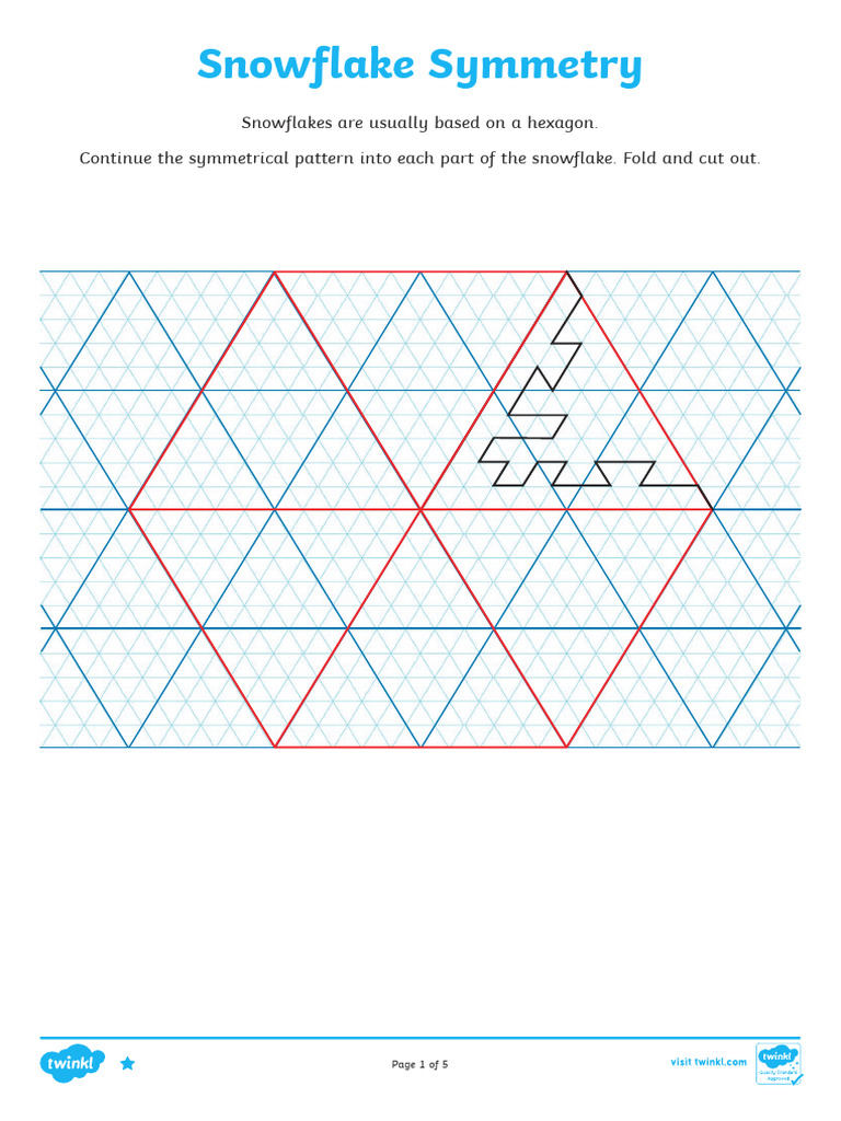 Creating Symmetrical Snowflakes | PDF | Language Arts & Discipline