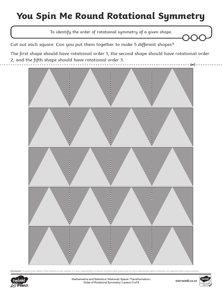 You Spin Me Round Activity Worksheet | PDF