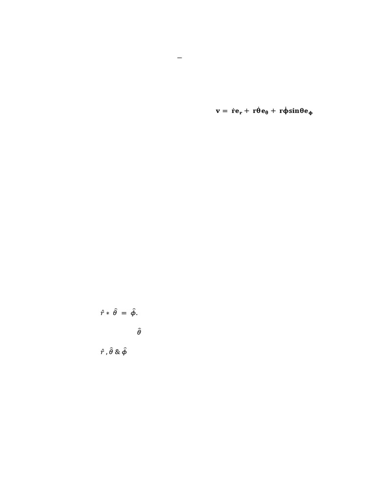 Coordinate Sym | PDF | Velocity | Acceleration