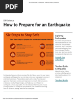 BROCHURE | PDF | Earthquakes | Seismology