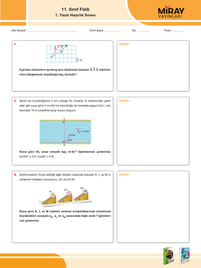 Miray_Yazili_sablon_11_2_fizik-1 | PDF