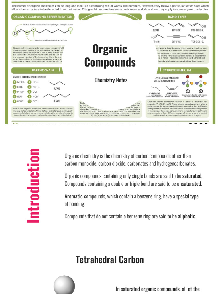 Organic Compounds | PDF | Functional Group | Ester