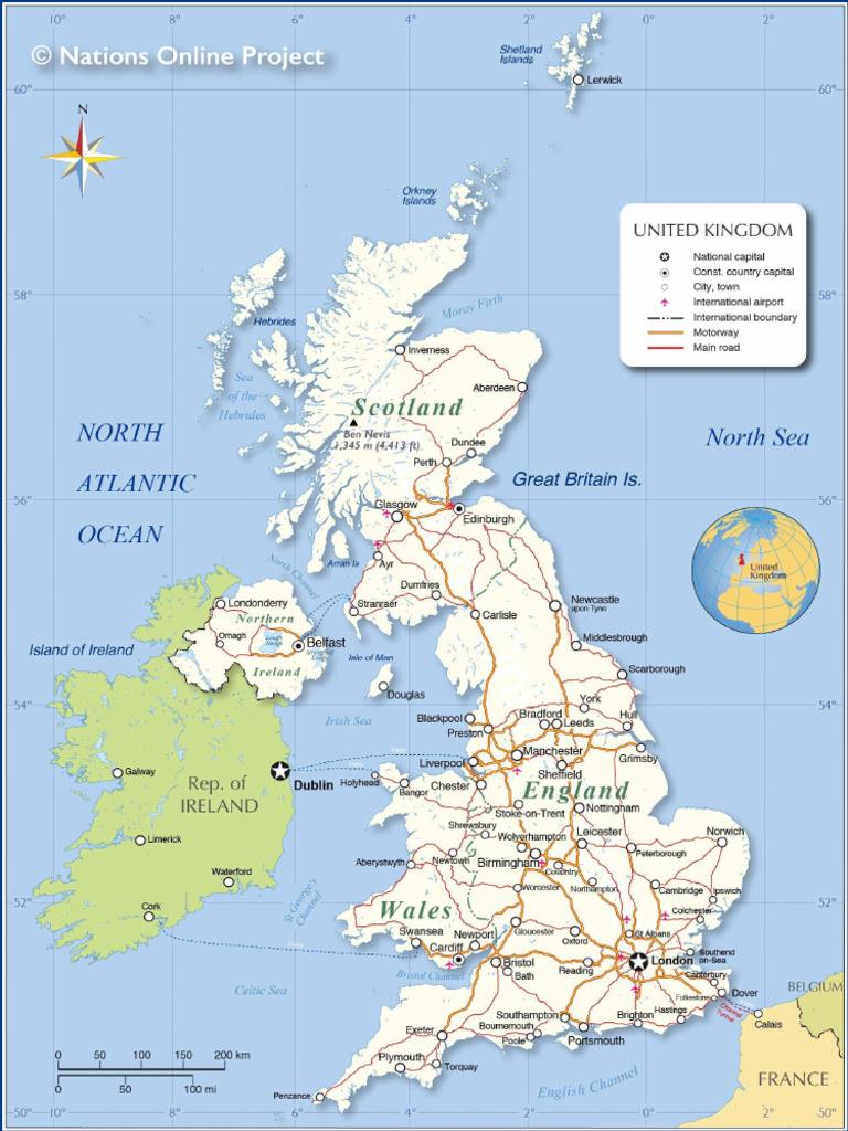 United Kingdom (Uk) - Map PDF | PDF