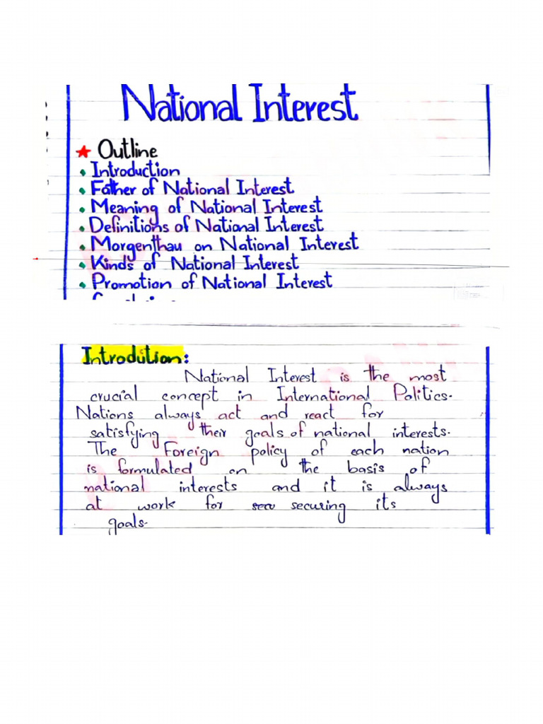 National Interest-2 | PDF