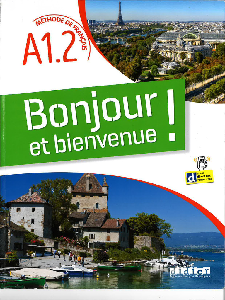 Bonjour Et Bienvenue Methode A1.2 | PDF