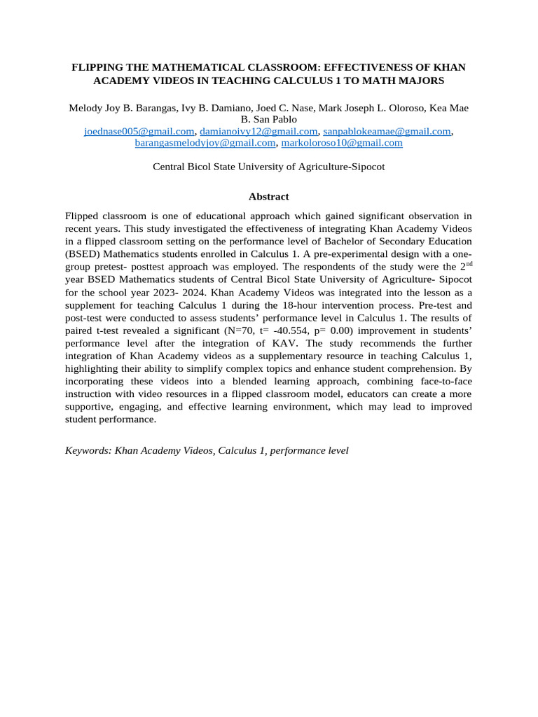 ONLINE-Abstract Barangas Damiano Nase Oloroso San-Pablo EDUCATION ...