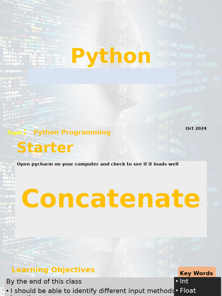 Using Input In Python Year 8 Wk 9 Pdf Python Programming Language 3867
