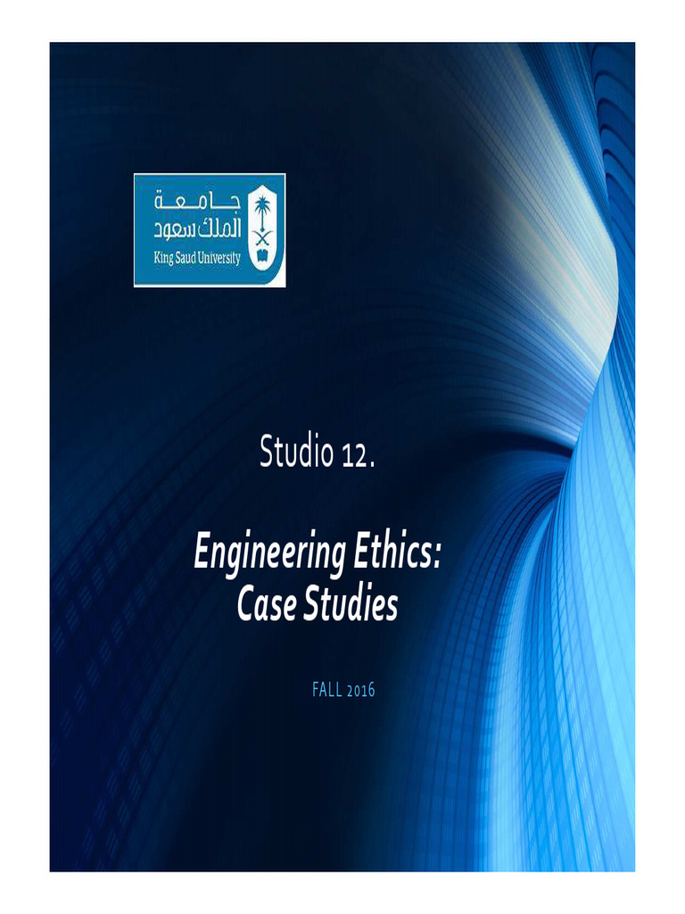 Studio 12 - Ethics Case Studies Ams Dec23 16 | PDF | Space Shuttle Challenger Disaster | Space ...