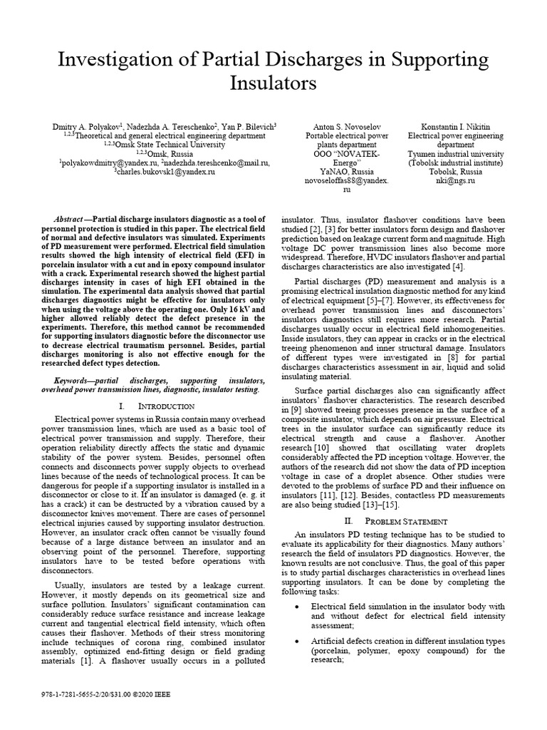 Polyakov 2020 | PDF | Insulator (Electricity) | Electromagnetism