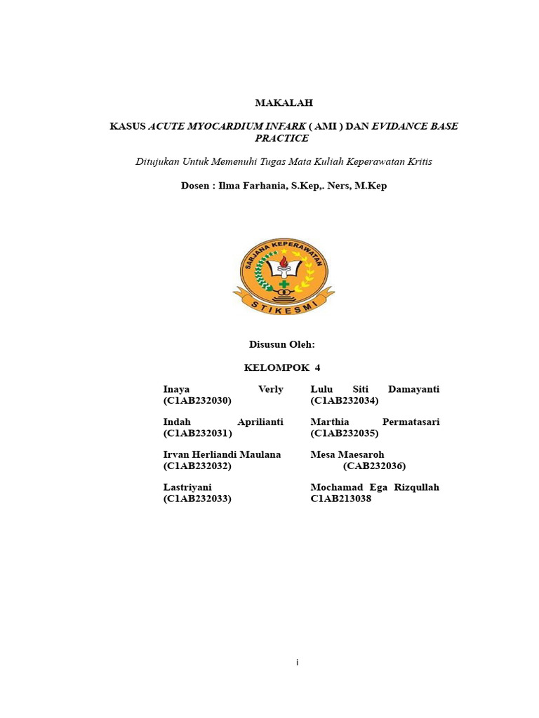 MAKALAH AMI DAN EBP RPL 3 Kel 4 | PDF