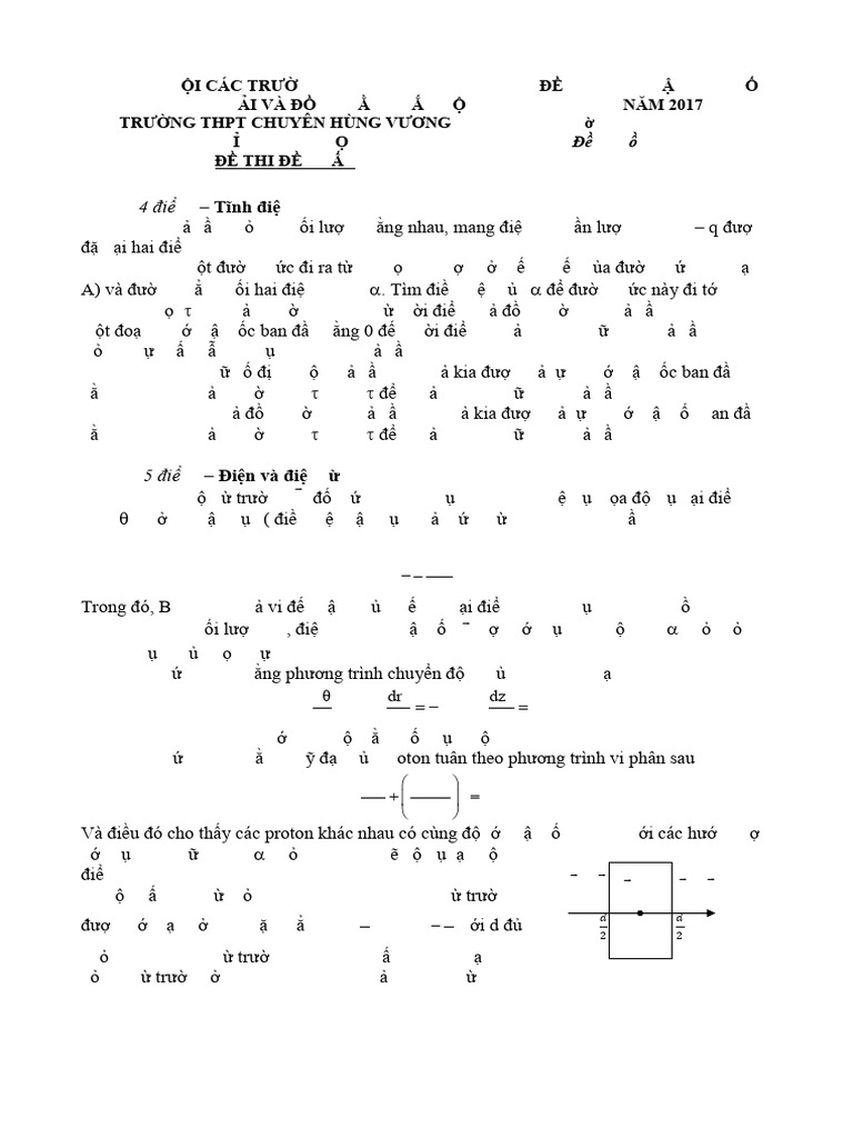 De Va Dap An de Xuat DH 2017 - CHV - Vl11 | PDF