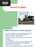 Permit to Work System Training Guide | PDF | Safety | Occupational ...