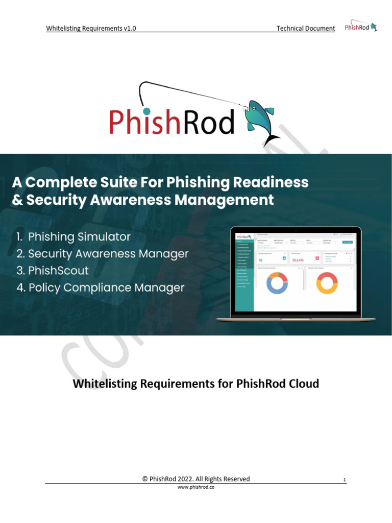 Whitelisting Requirements For Phishrod Cloud 2024 | PDF | Internet Ethics | Telecommunications