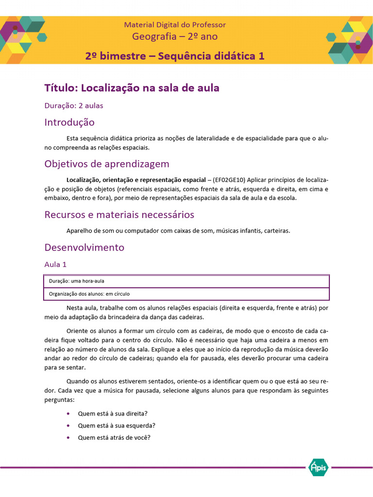 13 AP GEO 2ANO 2BIM Sequencia Didatica 1 TRTA | PDF | Direita (ideologia política)