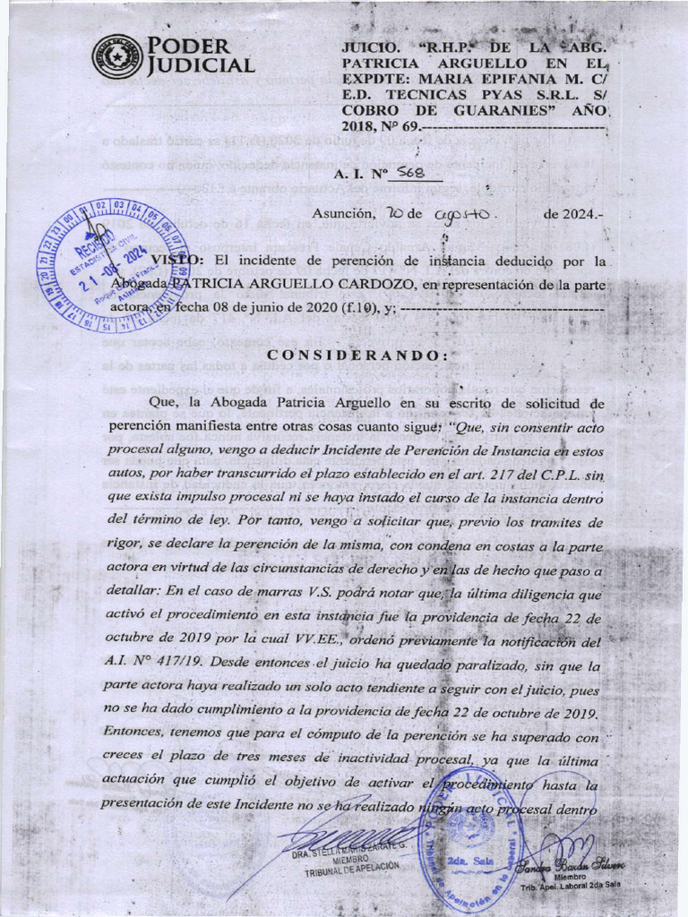 Analizar Instancia Recursiva | PDF | Judicaturas | Procedimiento legal