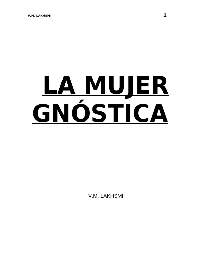 Frases de Gnosis sobre la Mujer Gnóstica | PDF | Cristo (título) | Amor