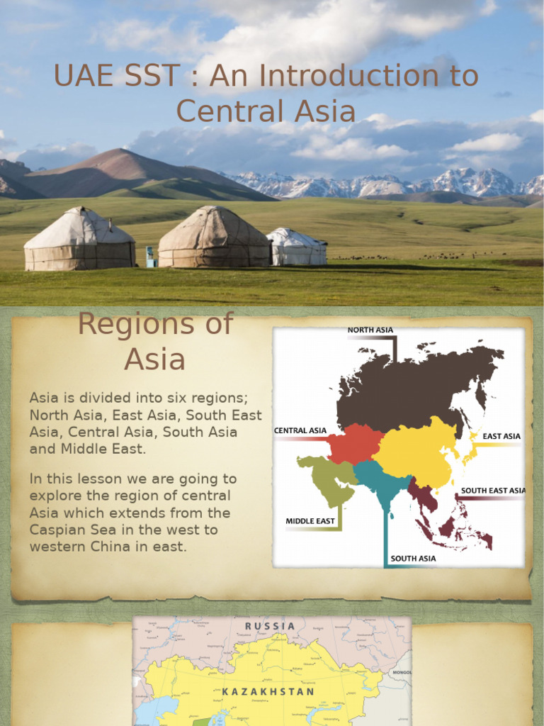 Introduction to Central Asia Regions | PDF