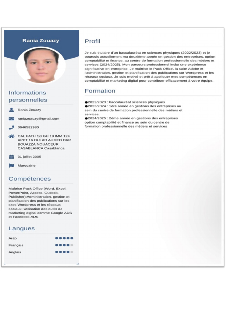 Mon CV | PDF