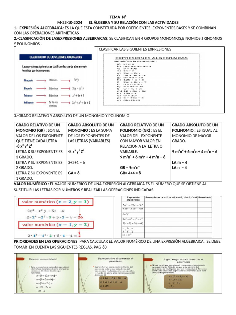 Tema N 4 2do Sec 3er Trim. | PDF