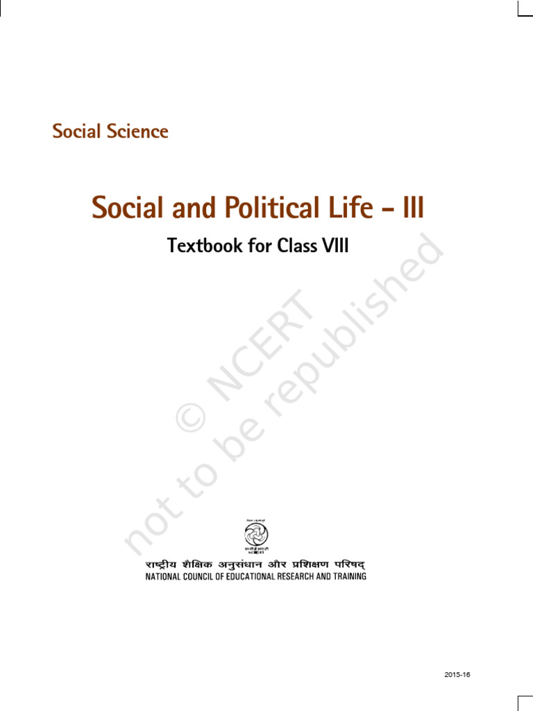 Class VIII Social Science Textbook | PDF | Secularism | Democracy