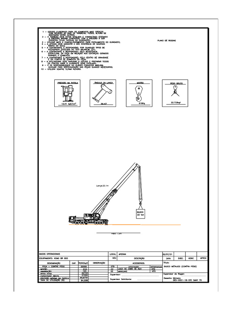 Desenho - Aperan STC 75 2021.07.26 - Bloco de Contra Peso-Model | PDF