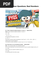 Chapter 1 Class 9 Mathematics Worksheet - 1 | PDF | Numbers | Rational ...