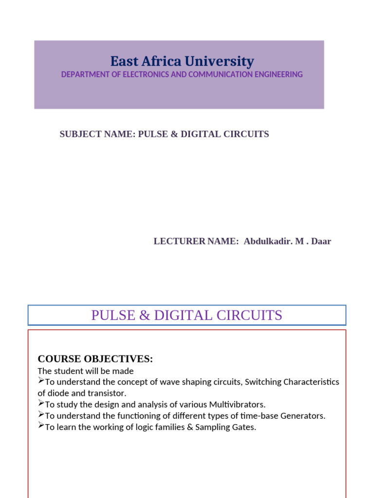 PDC Lesson 12.3ppt (Autosaved) | PDF | Digital Signal | Low Pass Filter