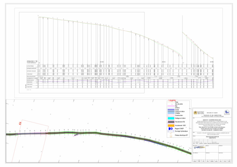 SGN 002 - Tracer Piste Reliant Rp417 A La Centre Sahel Trace en Plan Et ...