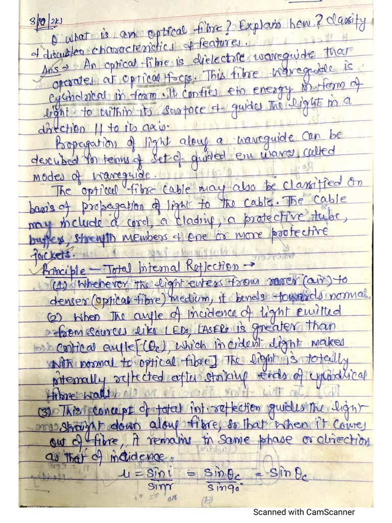 Optical Notes 1 | PDF