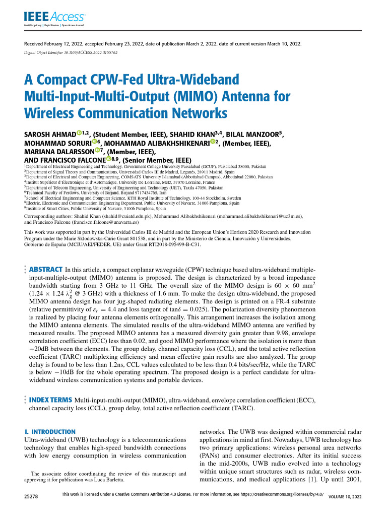 A Compact CPW-Fed Ultra-Wideband Multi-Input-Multi-Output MIMO Antenna ... A Compact CPW-Fed Ultra-Wideband Multi-Input-Multi-Output MIMO Antenna ...