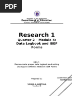 ISEF Research Forms | PDF | Career & Growth | Science & Mathematics