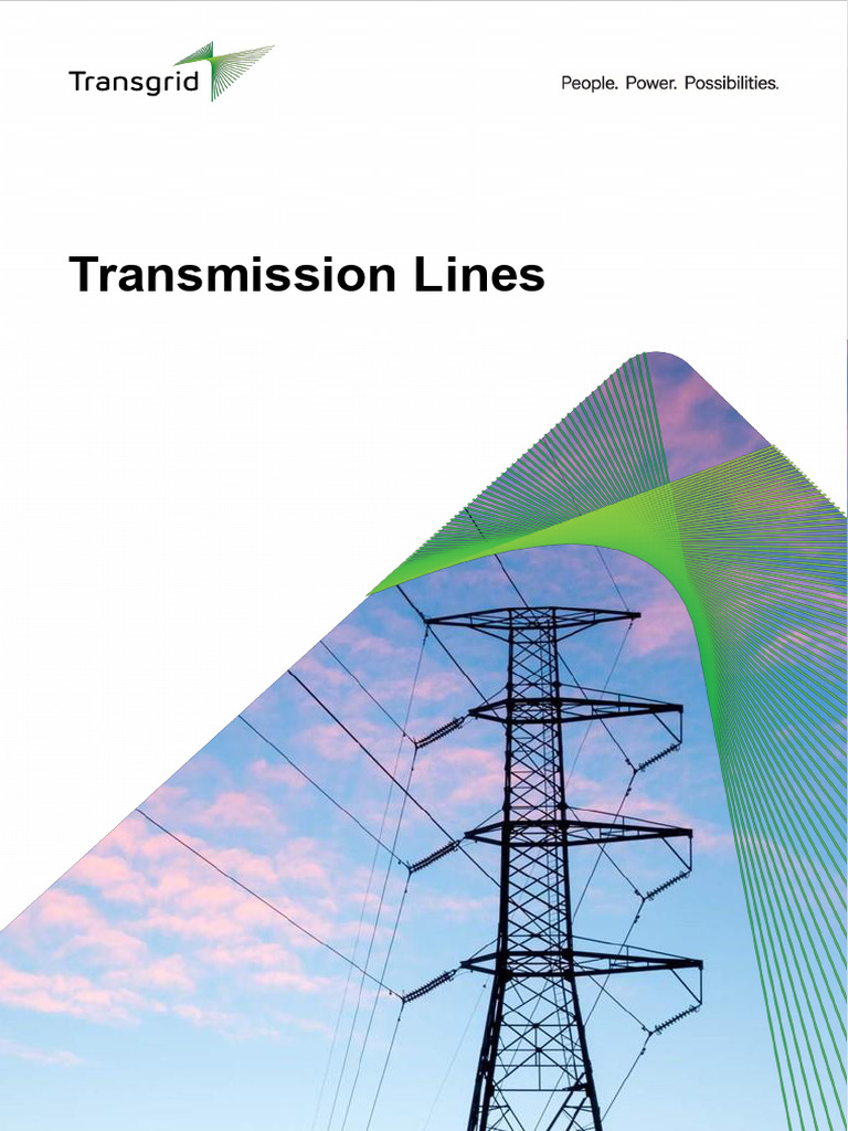Safe Work Handbook Transmission Lines | PDF | Electrical Substation | Electric Power Transmission