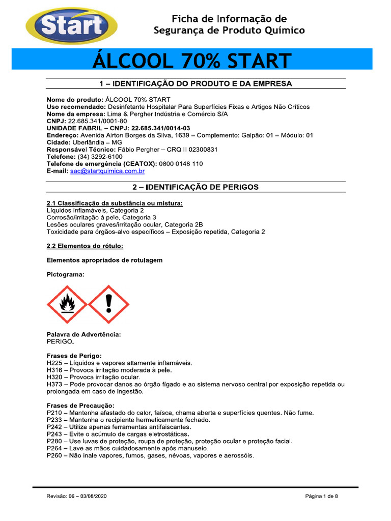 Fispq Alcool - 70 | PDF