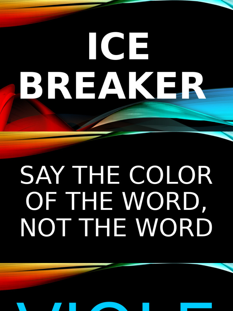 ICEBREAKER | PDF