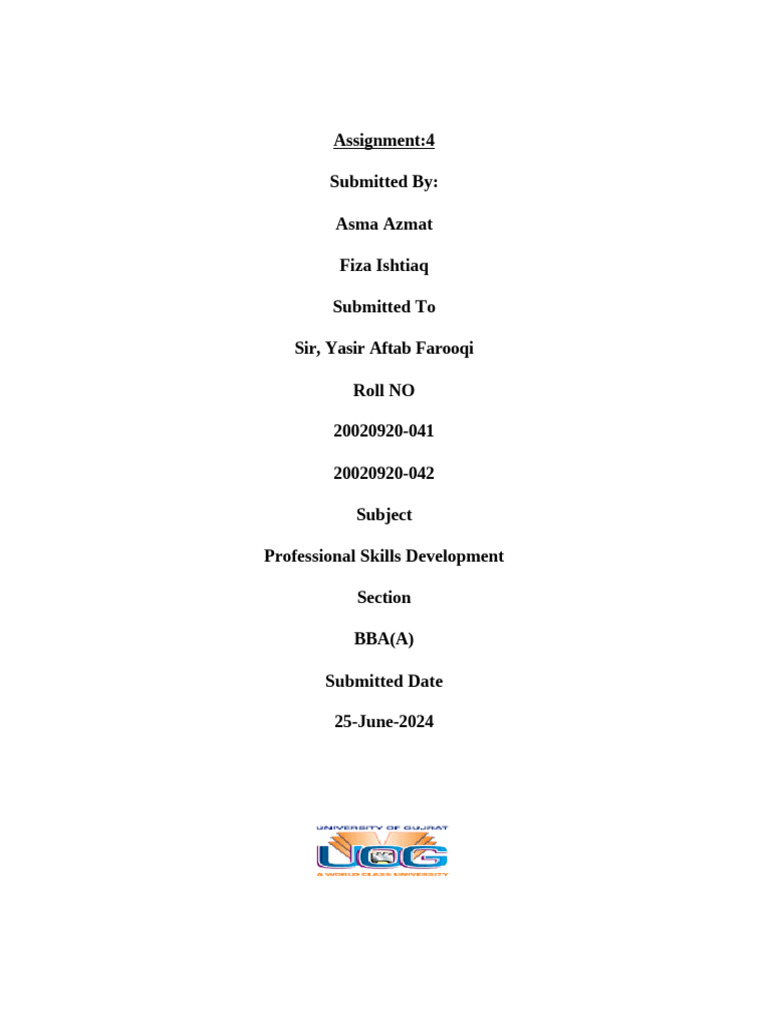 PSD Assignment | PDF | Change Management | Communication