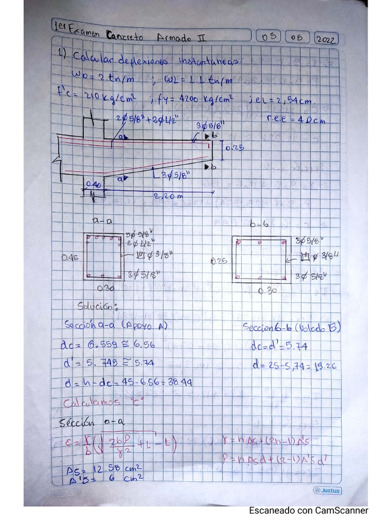 Primer Examen Ca2 | PDF