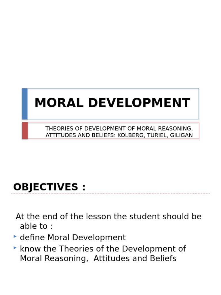 Moral Development2 | PDF | Morality | Psychology